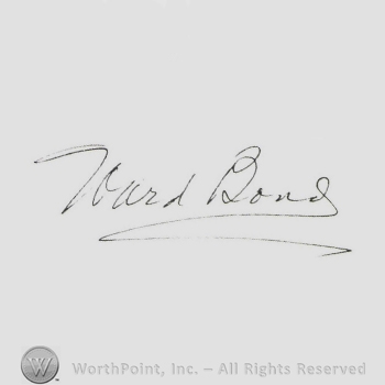 Mark with Signature: Ward Bond. | #576459