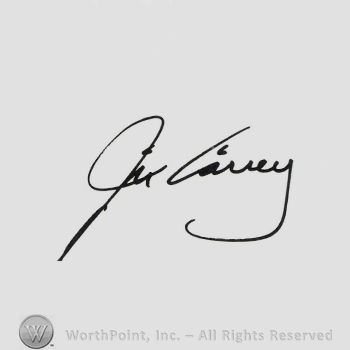 Mark with Signature: Jim Carrey. | #576472