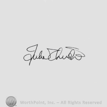 Mark with Signature: Julie Christie. | #576478