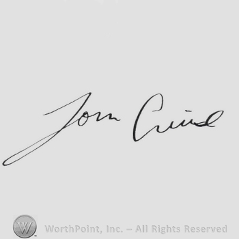 Mark with Signature: Tom Cruise. | #576487