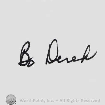 Mark with Signature: Bo Derek. | #576501