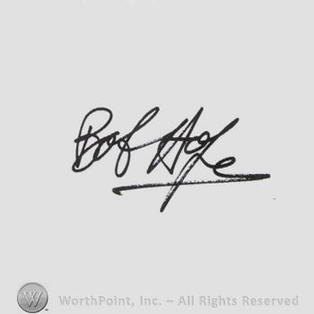 Mark with Signature: Bob Hope. | #576544