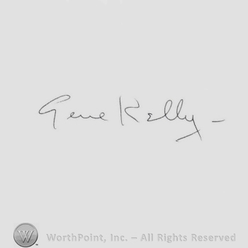 Mark with Signature: Gene Kelly. | #576557