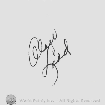 Mark with Signature: Alan Ladd. | #576562