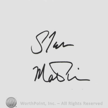 Mark with Signature: Steve Martin. | #576585