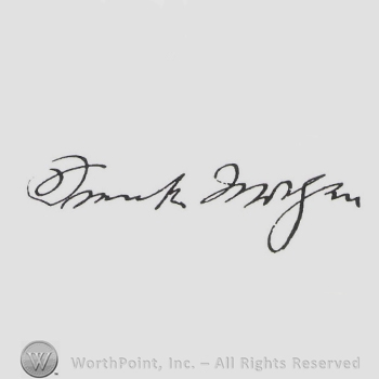 Mark with Signature: Frank Morgan. | #576598