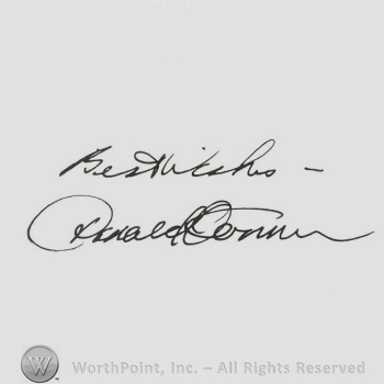 Mark with Signature: Donald O'Connor. | #576604