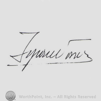 Mark with Signature: Tyrone Power. | #576611