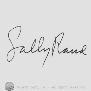 Mark with Signature: Sally Rand. | #576615