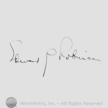 Mark with Signature: Edward G. Robinson. | #576621