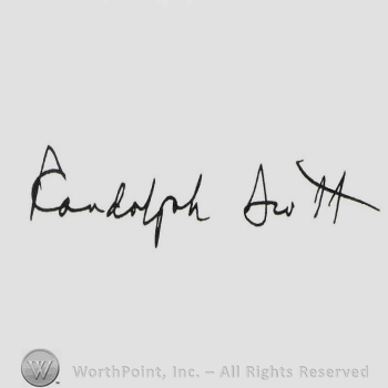 Mark with Signature: Randolph Scott. | #576630