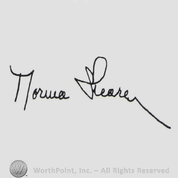 Mark with Signature: Norma Shearer. | #576634