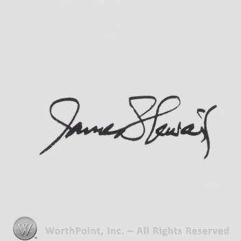 Mark with Signature: James Stewart. | #576638