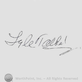 Mark with Signature: Lyle Talbot. | #576642