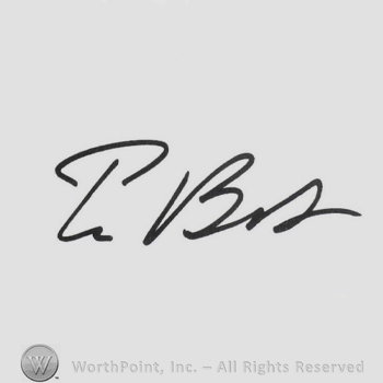 Mark with Signature: Tim Burton. | #576671