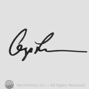 Mark with Signature: George Lucas. | #576679