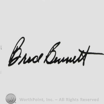 Mark with Signature: Bruce Bennett. | #576685