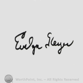 Mark with Signature: Evelyn Keyes. | #576708