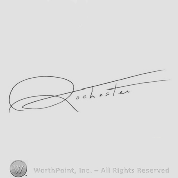 Mark with Signature: Eddie ''Rochester'' | #576717