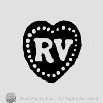 Mark with The letters "RV", dots and a heart | #57673