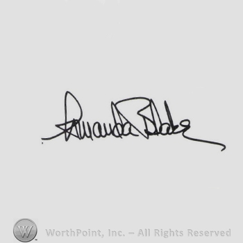 Mark with Signature: Amanda Blake. | #576732
