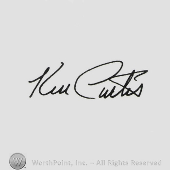 Mark with Signature: Ken Curtis. | #576733