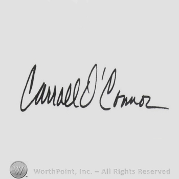 Mark with Signature: Carroll O'Conner. | #576744
