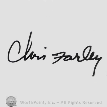 Mark with Signature: Chris Farley. | #576750