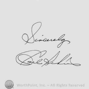 Mark with Signature: Carl Perkins. | #576756
