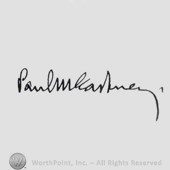 Mark with Signature: James Paul McCartney. | #576758