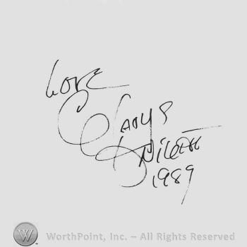 Mark with Signature: Gladys Knight. | #576765