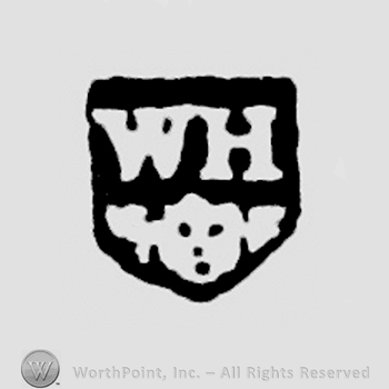 Mark with A shield, the letters "WH" and a | #57792