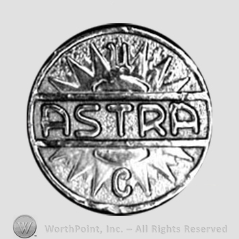 Mark with The word "Astra", letters "U/C" and the | #580325