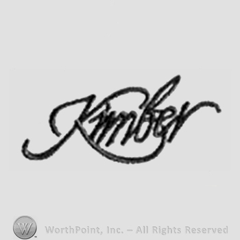 Mark with The word "Kimber" handwritten. | #580341