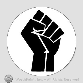 Mark with A clenched fist inside a circle. | #580363