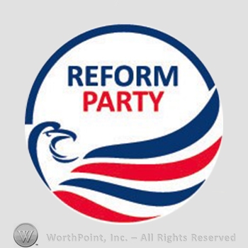 Mark with The words "Reform Party" a small eagle | #580431