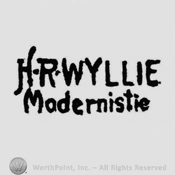 Mark with The text "H.R.WYLLIE Modernistie". | #5816