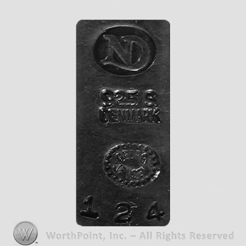 Mark with Letters "ND" written inside an oval the | #582142