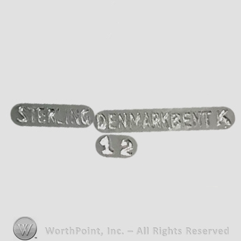 Mark with The words "Sterling, Denmark, Bent K | #582160