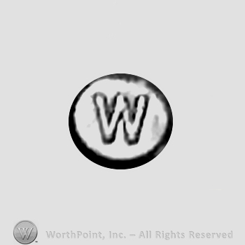 Mark with The letter "W" written inside a circle. | #582500
