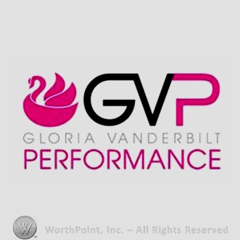 Mark with A sign like a swan, letters "GVP" and | #583335