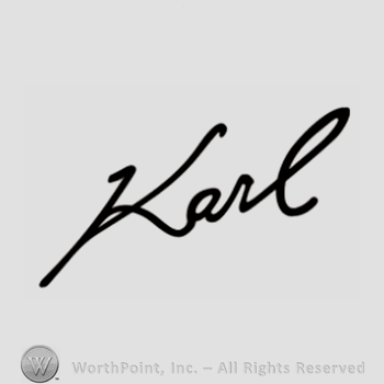 Mark with The word "Karl" handwritten. | #583379
