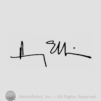 Mark with A signature "Perry Ellis" . | #583439