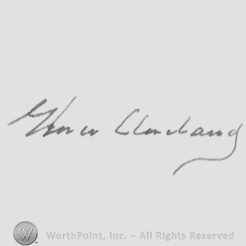 Mark with Signature: Grover Cleveland. | #584073