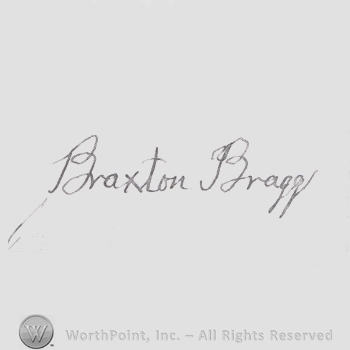 Mark with Signature: Braxton Bragg. | #584076