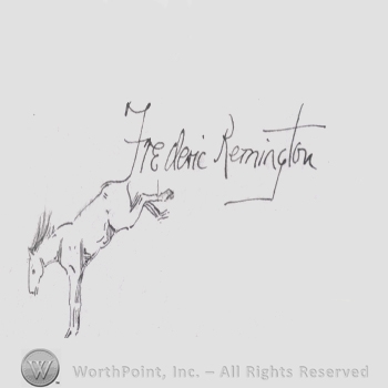 Mark with Signature: Frederic Remington. | #584106