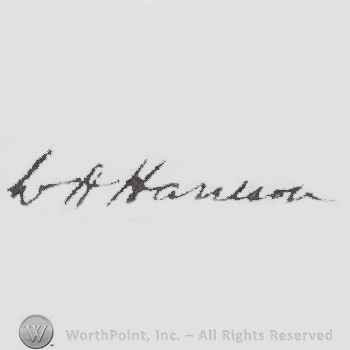 Mark with Signature: William H. Harrison. | #584121