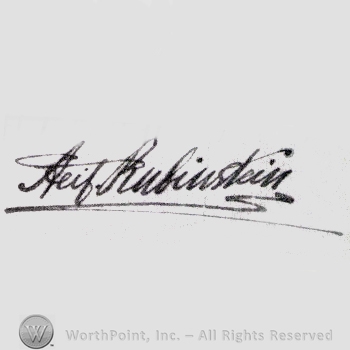 Mark with Signature: Anton Rubinstein. | #584124