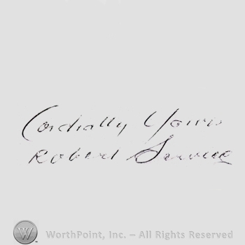 Mark with Signature: Robert Service. | #584125