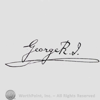 Mark with Signature: George V. | #584130